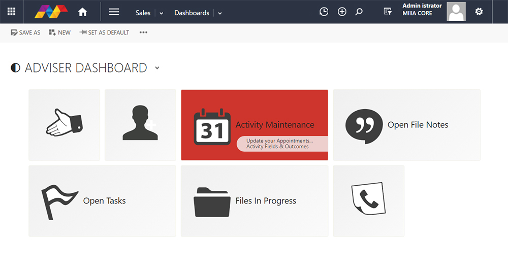 ADVISER DASHBOARD – MiiiA Support